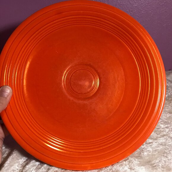 Fiesta | Dining | Vintage Fiesta Ware Radioactive Red Dinner Plate Guc ...